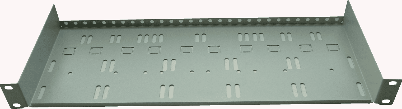 Ablage für Netzteile im 19 Zoll-Schrank. 19 Zoll-Tec GmbH